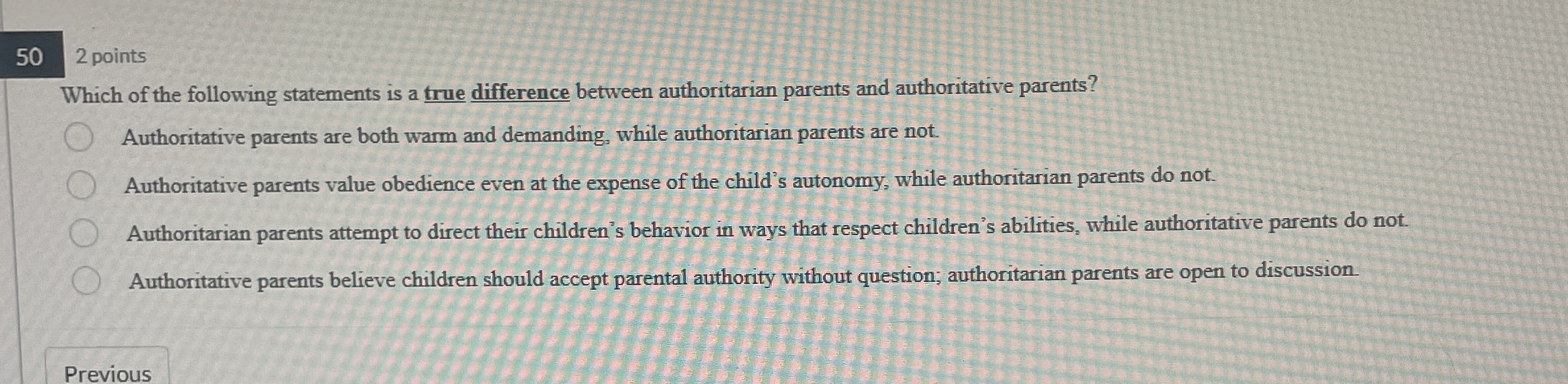 Solved 502 ﻿pointsWhich of the following statements is a | Chegg.com