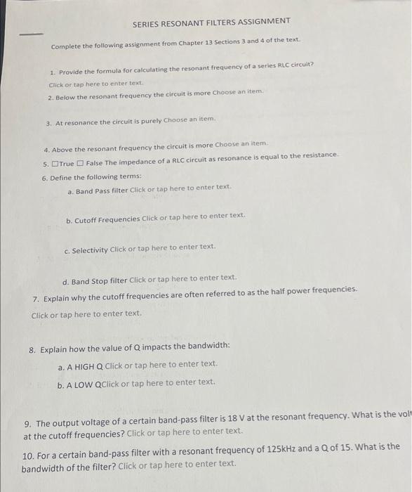 Solved Complete the following assignment from Chapter 13 | Chegg.com