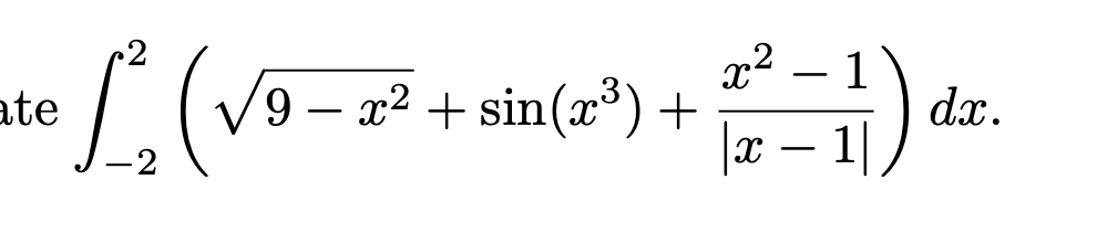 Solved I thought this function might not be integrable since | Chegg.com
