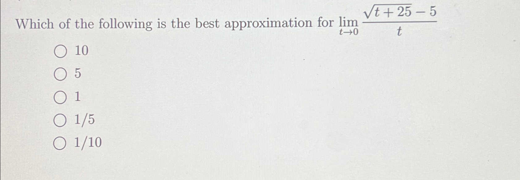 Solved Which of the following is the best approximation for | Chegg.com
