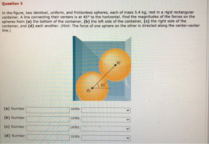 Solved Question 3 In the figure, two identical, uniform, and | Chegg.com