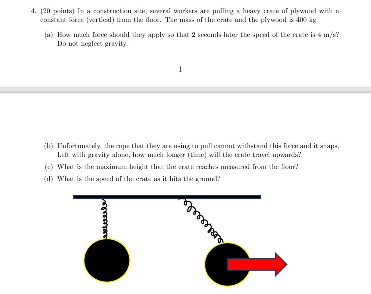Solved (20 ﻿points) ﻿In a construction site, several workers | Chegg.com