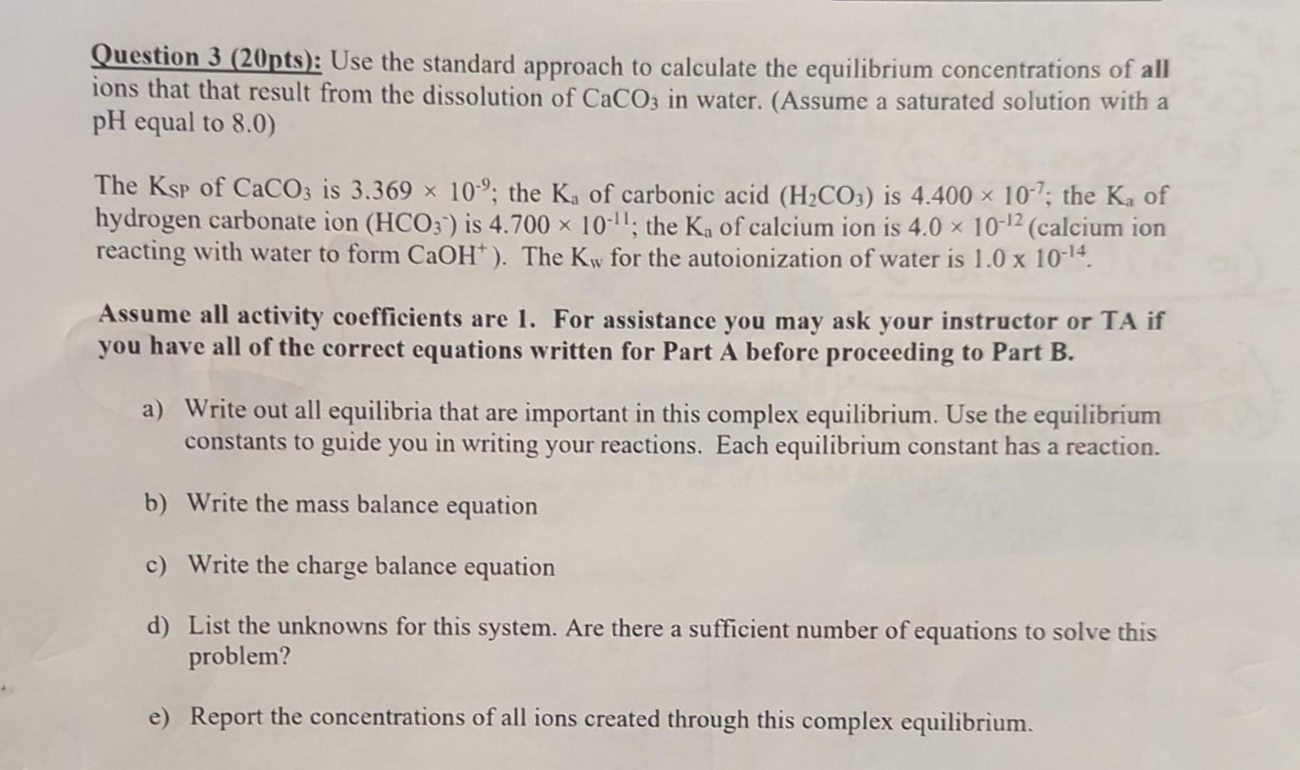 Solved Question 3 (20pts): Use the standard approach to | Chegg.com