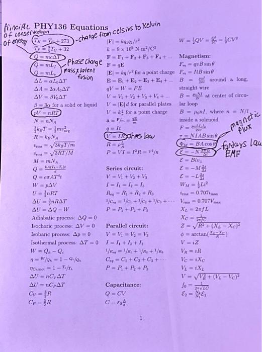 Solved Please Solve The Attached Problem Using An Equation 9862
