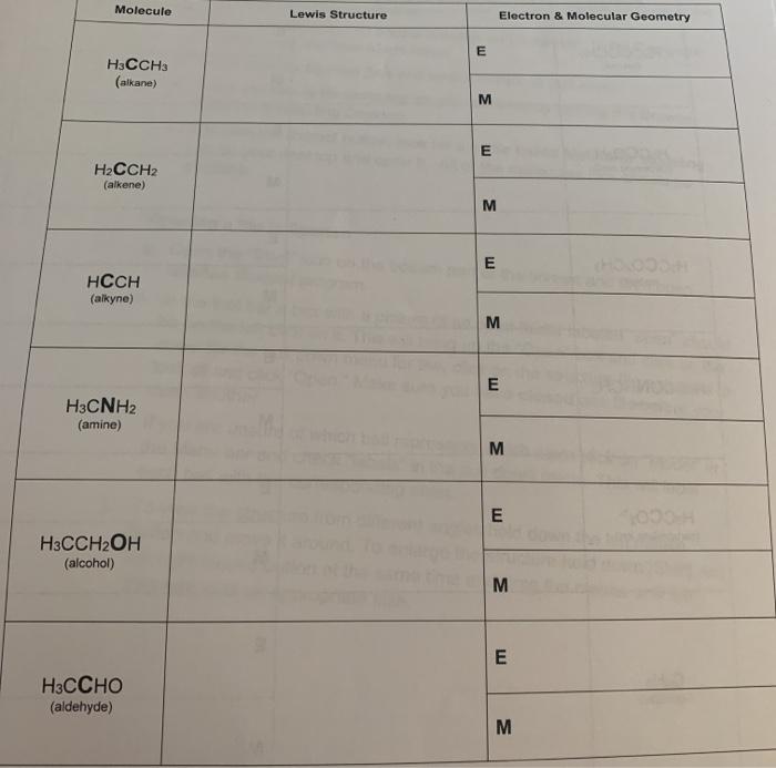 Solved Molecule Lewis Structure Electron & Molecular | Chegg.com