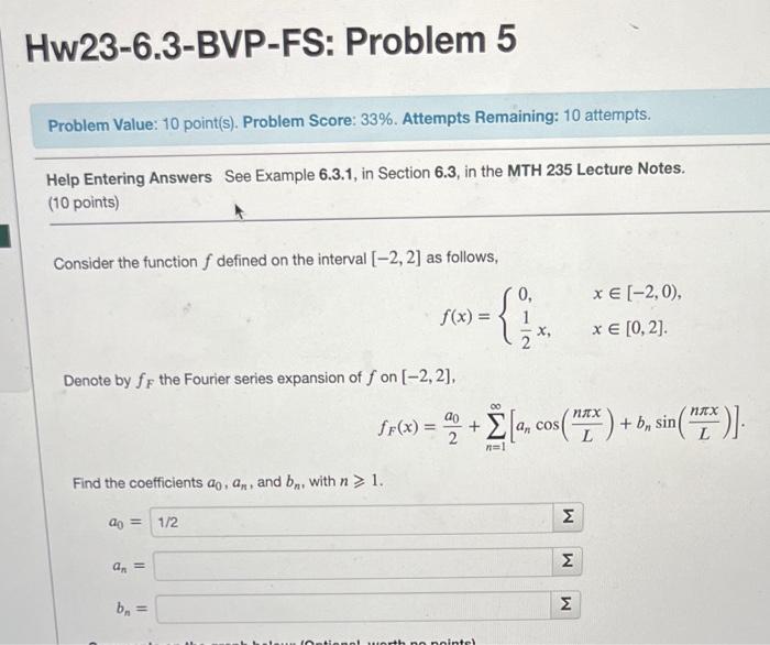 Consider the function f defined on the interval | Chegg.com