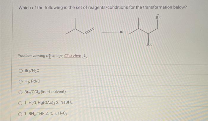 Solved What is the major organic product of the following | Chegg.com