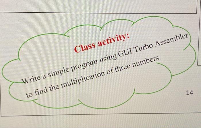 Solved Class Activity Write A Simple Program Using Gui