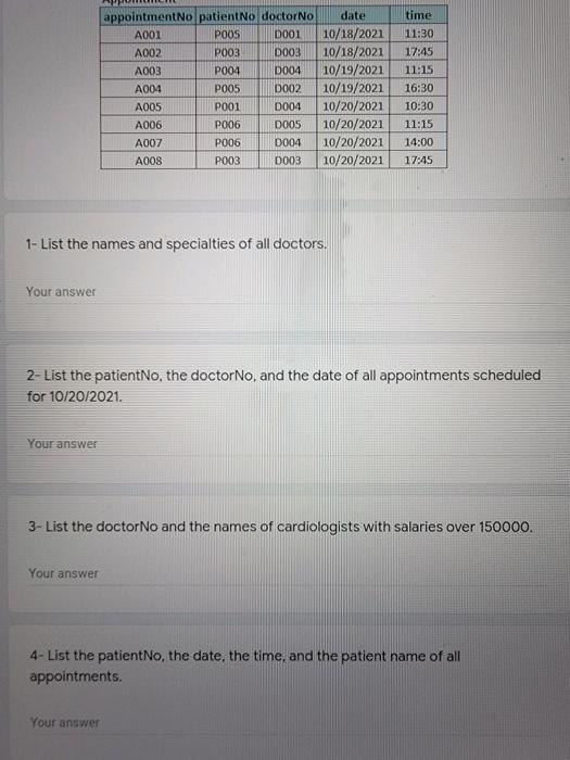 Solved WA DO NOT USE SQL Formulate all queries in Module 3 | Chegg.com