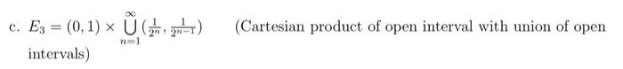 Solved 4. For each subset of R2 below describe its interior, | Chegg.com