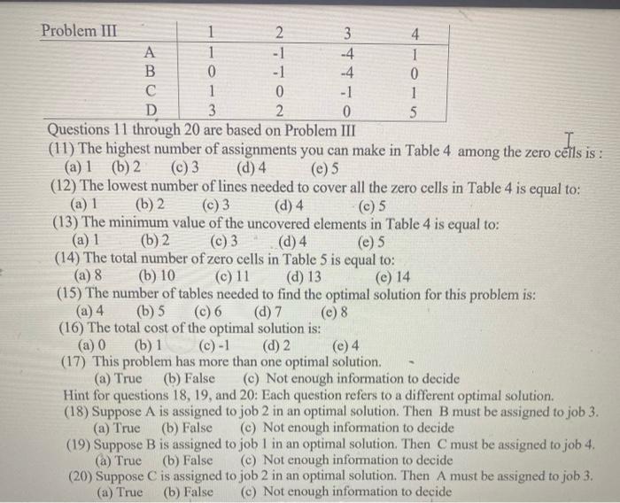 [Solved]: Yuestions 11 tnrougn ( angle U ) are based on