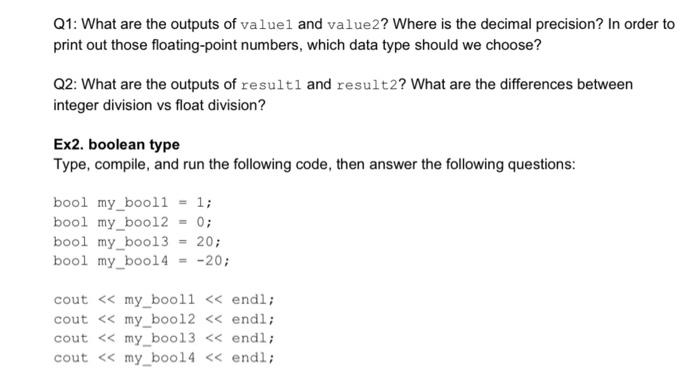 Solved (5 pts in total) Part 3 - Data Types Data types in | Chegg.com