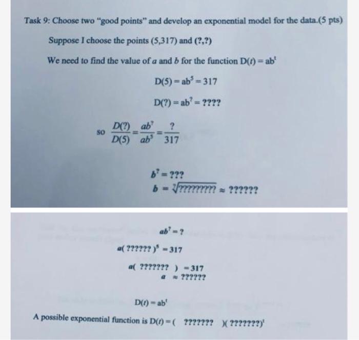 Solved Task 9: Choose two "good points" and develop an | Chegg.com