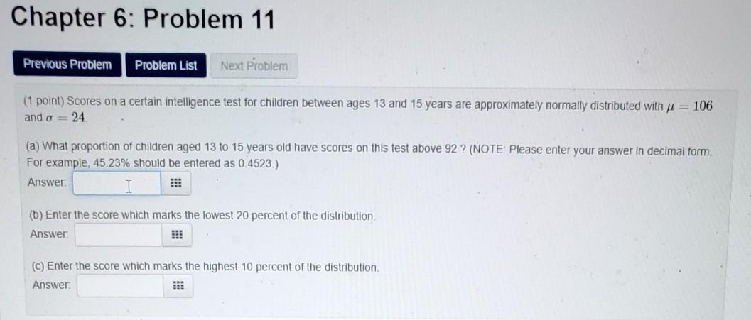Solved Chapter 6 Problem 11 Previous Problem Problem List 5035