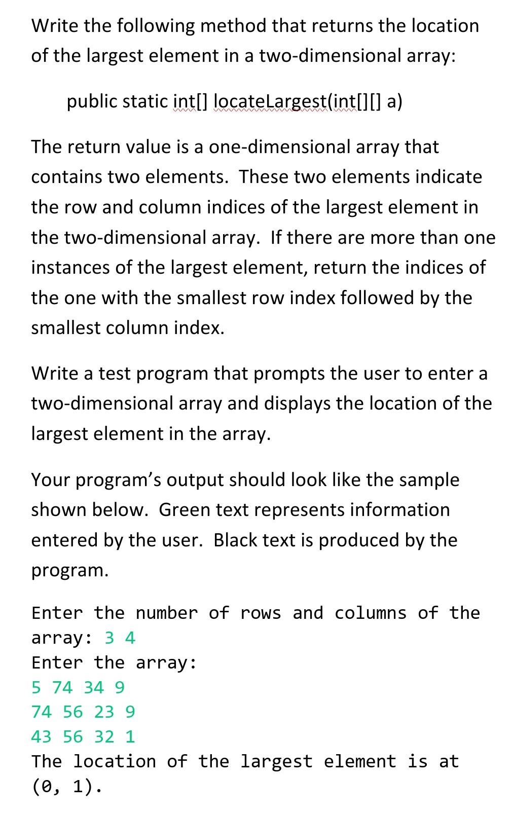 Solved language is Java | Chegg.com