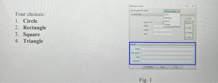 CSC255 - Programming III Assignment 2: Create a Shape | Chegg.com