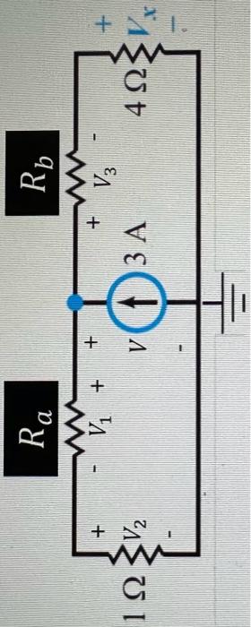Solved R0=4[Ω]Rb=6[Ω] Find V[V] 1 point Ra=5[Ω]Rb=2[Ω] Find | Chegg.com