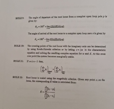 Solved RILE 9: The angle of departure of the root locus from | Chegg.com