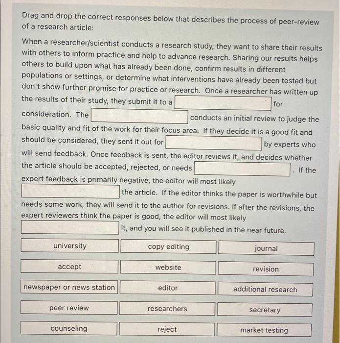 Solved Drag and drop the correct responses below that | Chegg.com