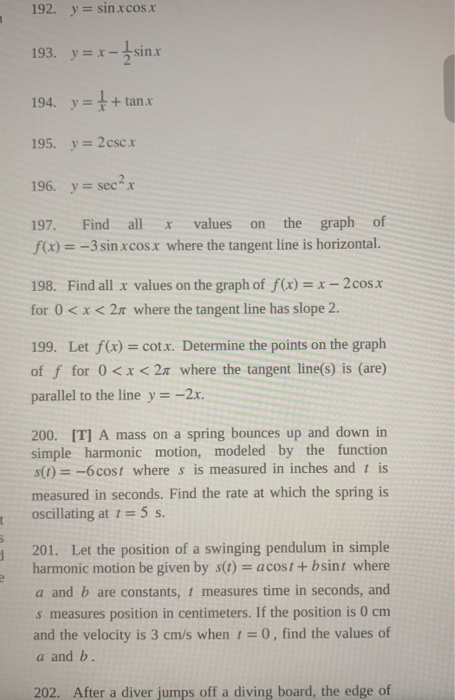 Solved For the following exercises, find dy for the given | Chegg.com