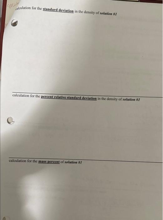 Solved Mata table 121II. Density of Saltwater Solutions Do | Chegg.com
