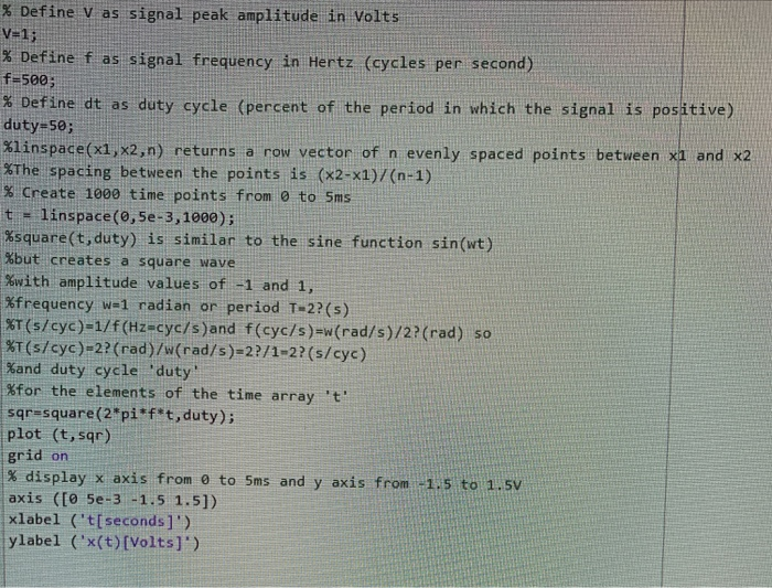 Solved Please use matlab to graph these five graphs and | Chegg.com