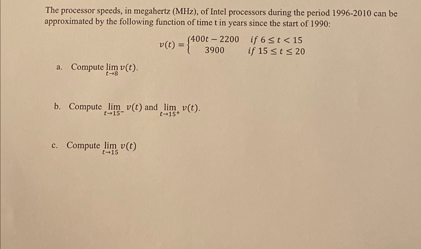 Solved The processor speeds, in megahertz (MHz), ﻿of Intel | Chegg.com