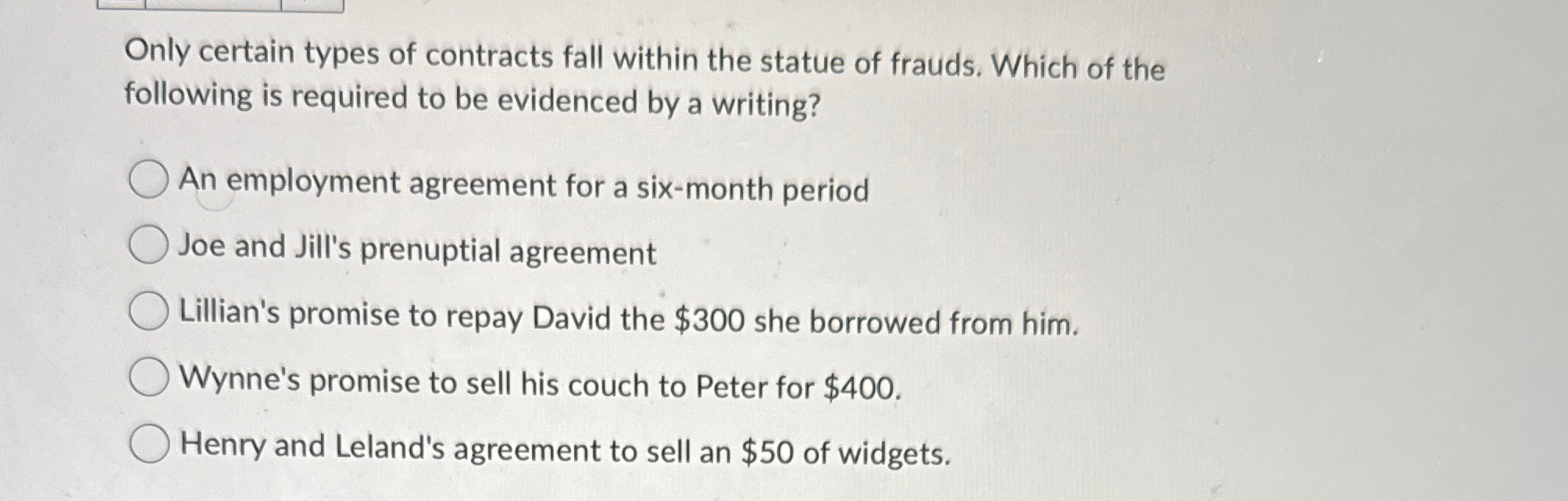 Solved Only certain types of contracts fall within the | Chegg.com