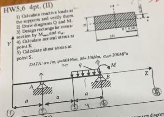 Solved HW5, 6 4pt. (II) 1) Oalculate reactive loeds at die | Chegg.com