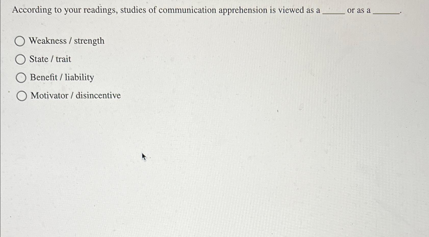 Solved According to your readings, studies of communication | Chegg.com