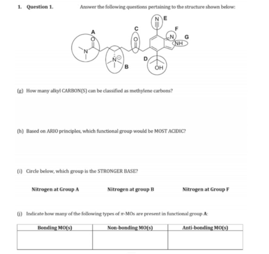 Solved Question 1.Answer the following questions pertaining | Chegg.com