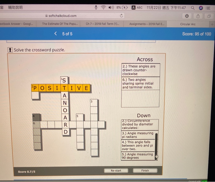 Solved 窗輔助說明 8%[4) AABC 11月22日 週五下午11:47 asoftchalkcloud.com | Chegg.com