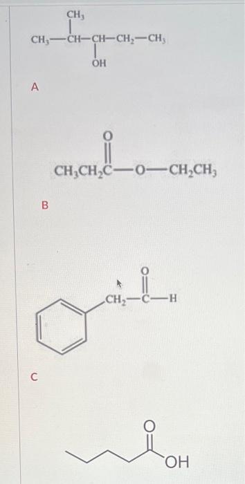 Solved Functional groups for each one of them, and the IUPAC | Chegg.com