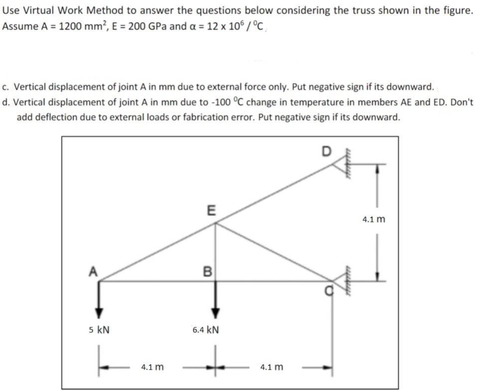 Solved Use Virtual Work Method to answer the questions below | Chegg.com