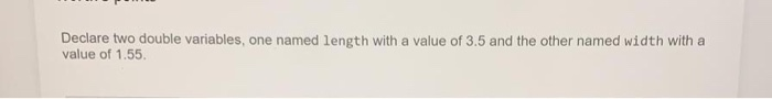 Solved Given A Variable Count Write A Statement That