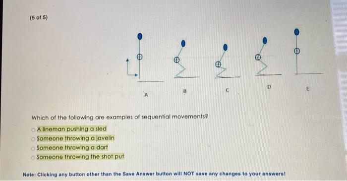 Solved Q1: As the person progresses from Position A to | Chegg.com