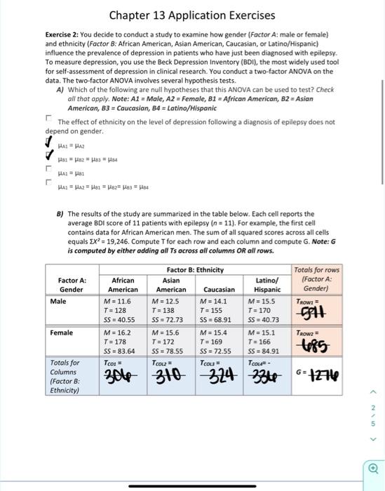 Solved Chapter 13 Application Exercises Exercise 1: Select | Chegg.com