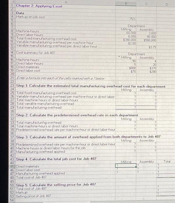 Solved Step 3: Calculate the amount of overhead applied from | Chegg.com
