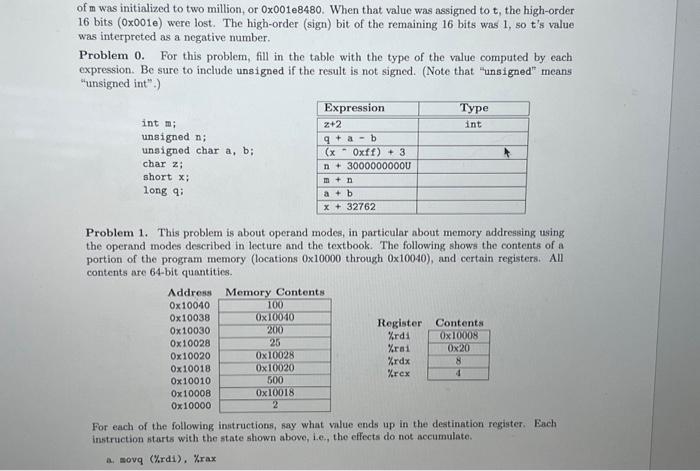 Solved b. movq ( % rdi, % rsi), %rax c. movq 8(% rdi, \%rcx, | Chegg.com