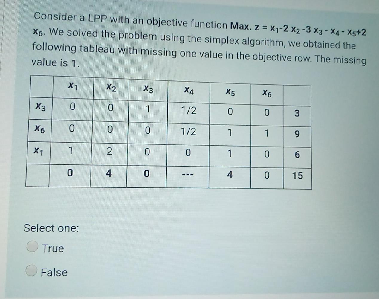 Solved Consider A Lpp With An Objective Function Max Z