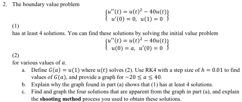 Solved The boundary value | Chegg.com