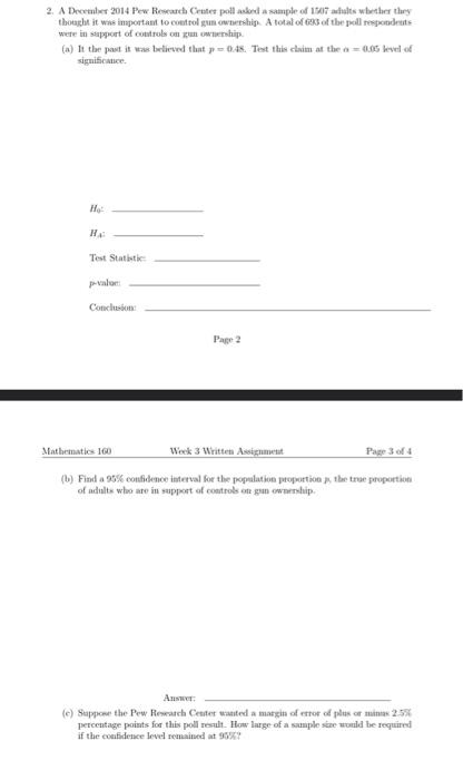 Solved thought it was ingortant to coentol gun ownershigh A | Chegg.com