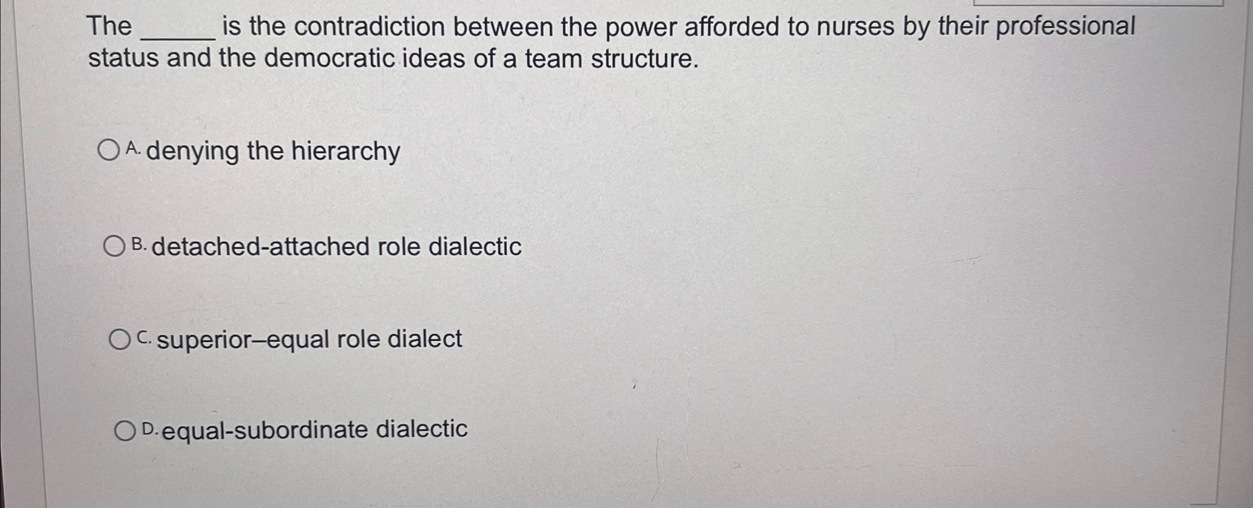Solved The is the contradiction between the power afforded | Chegg.com