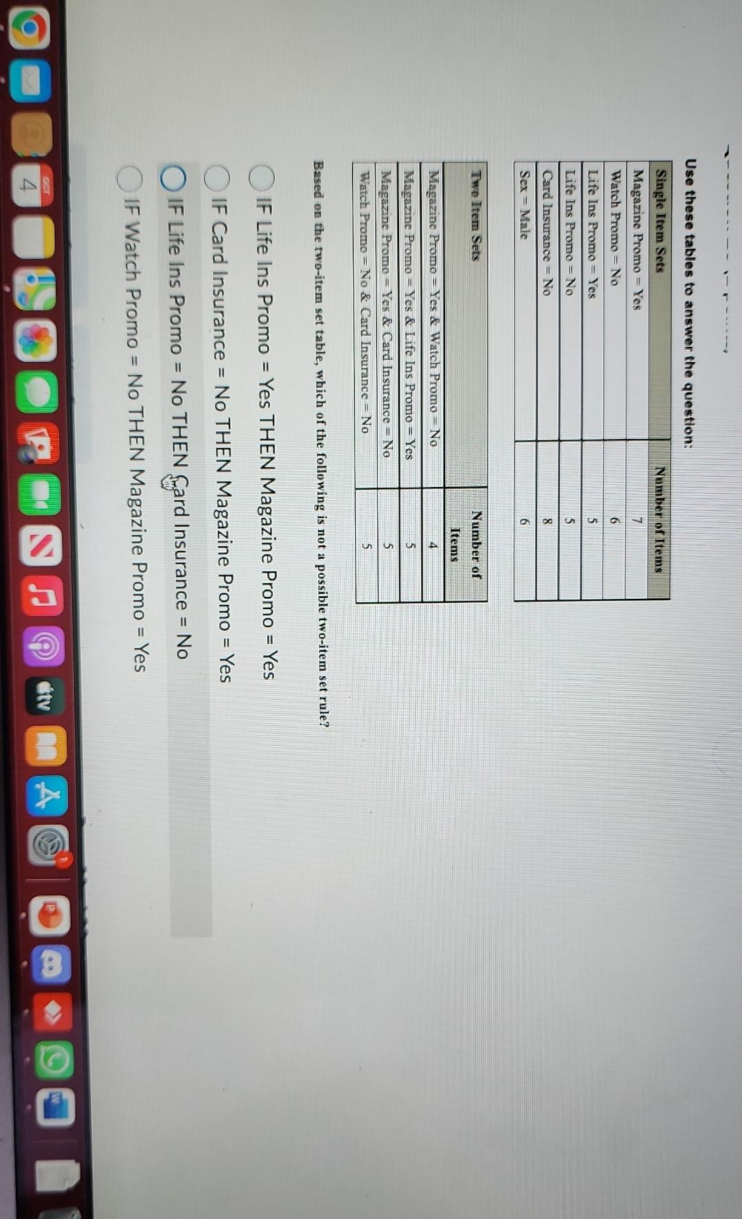 Use these tables to answer the question: Based on the | Chegg.com