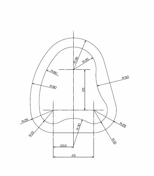 Solved Draw the profile of this photo.(by cad) Can you | Chegg.com