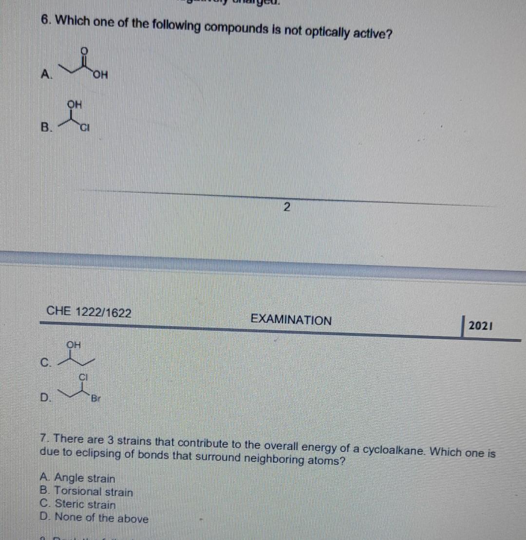 Solved 1. The symmetric and asymmetric compounds/molecules | Chegg.com
