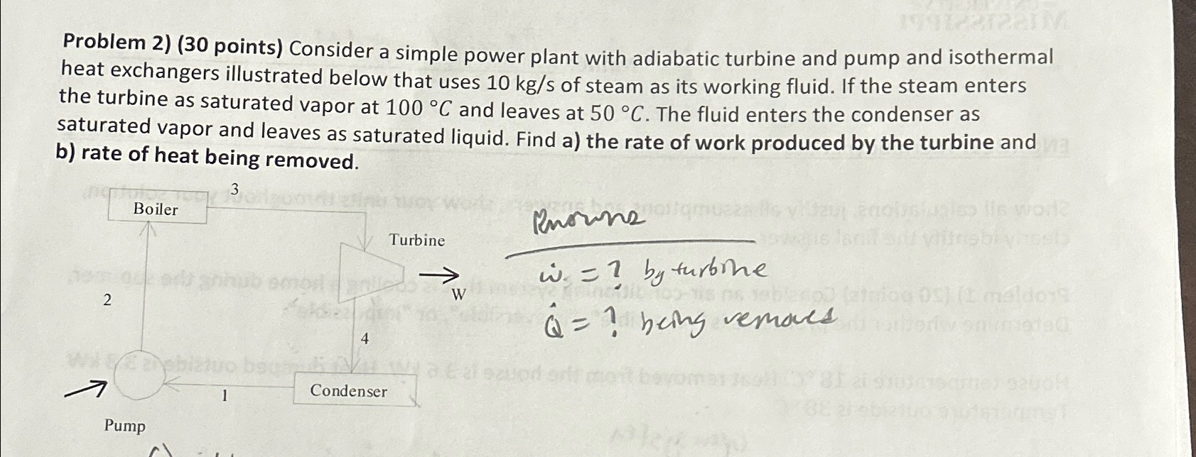 Solved Consider a simple power plant with adiabatic turbine | Chegg.com