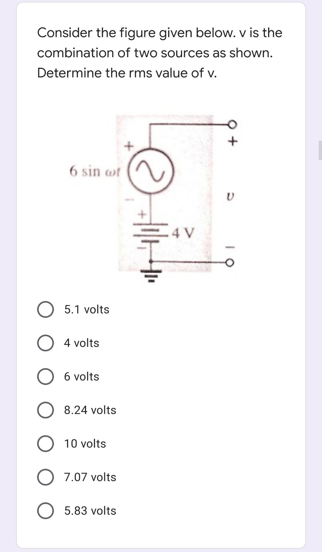Solved Equations given below represent the applied voltage | Chegg.com