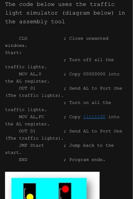 Solved MOV AL, FC ; Copy 12111100 into the AL register. | Chegg.com