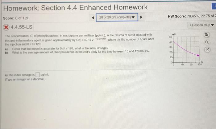 Solved Homework: Section 4.4 Enhanced Homework HW Score: | Chegg.com Solved Homework: Section 4.4 Enhanced Homework HW Score: | Chegg.com